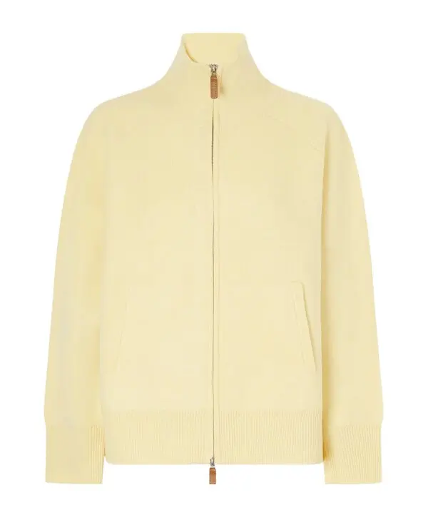 Guest In Residence Rib-trimmed Felted Jacket
