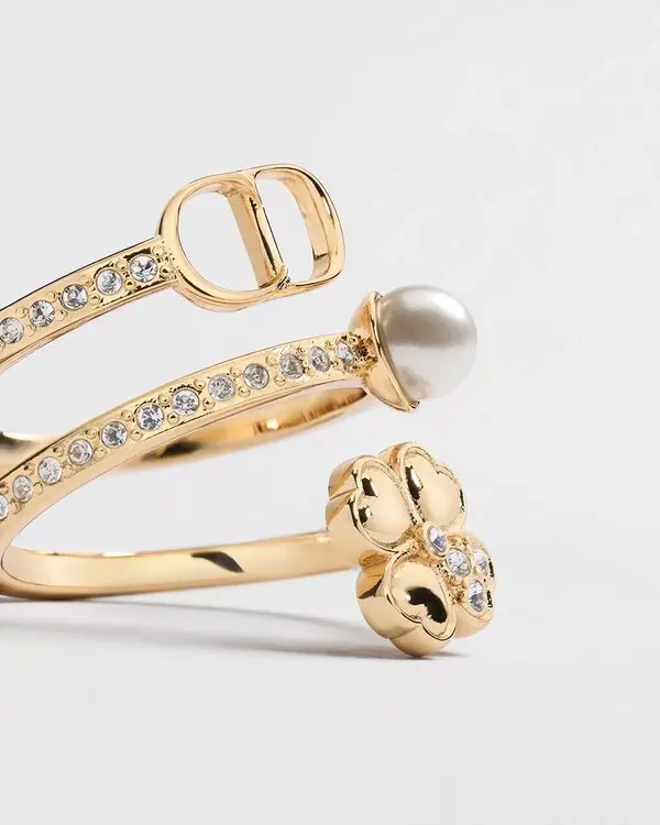 Dior Cd Pearly Clover Ring