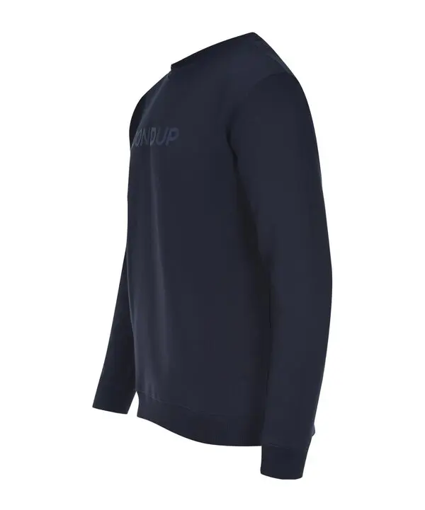 DONDUP Logo Crew Neck Sweatshirt - Dark Blue