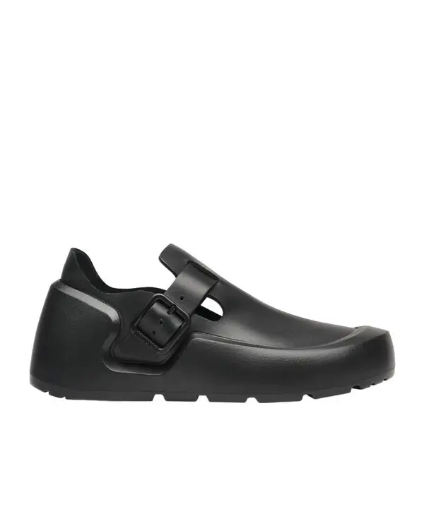 BIRKENSTOCK Buckled Clogs - Black