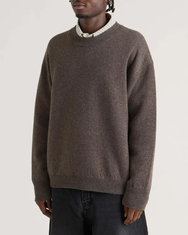 Studio Nicholson Crew-neck Long-sleeve Knit Top
