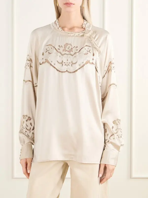 Isabel Marant Étoile Enelia Silk Blouse