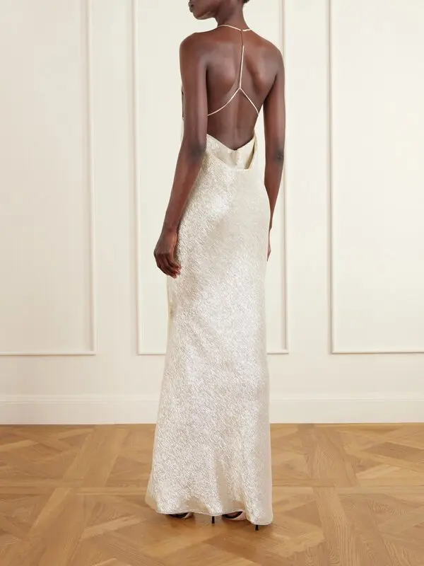 TOM FORD Metallic Lamé Maxi Dress