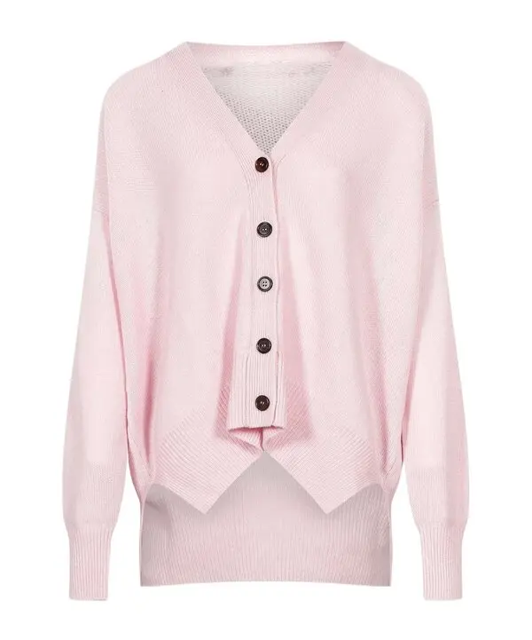 JIL SANDER V-neck Knitted Cardigan
