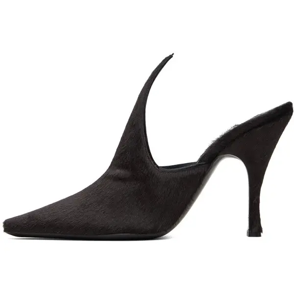 Alaïa Calf-hair Mules - Black