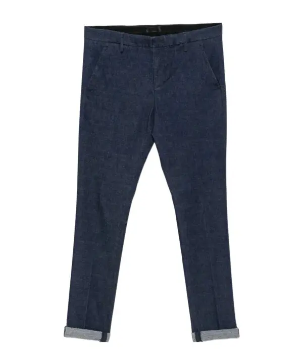 DONDUP Slim-fit Jeans With A Folded Hem - Blue