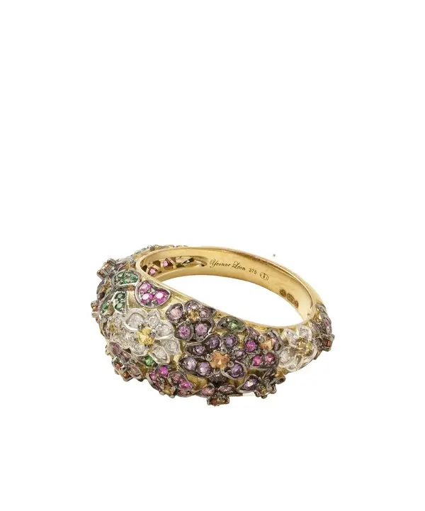 Yvonne Léon 9-karat And White Gold Multi-stones Ring - Yellow