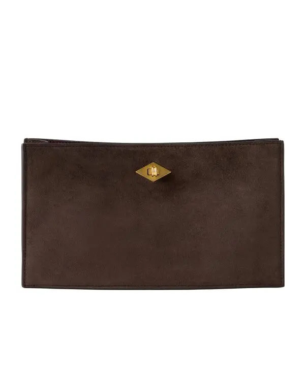 METIER Suede Clutch