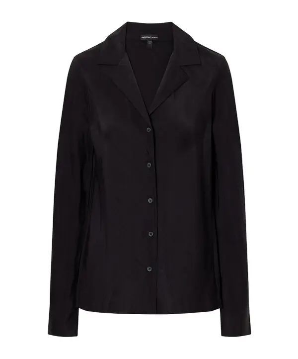 JAMES PERSE Minimal Long-sleeve Shirt - Black
