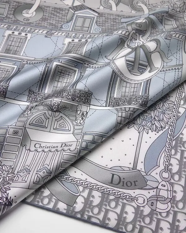 Dior Avenue90 Square Scarf
