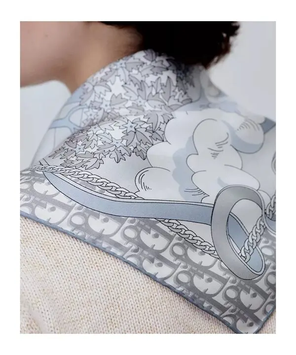 Dior Avenue90 Square Scarf