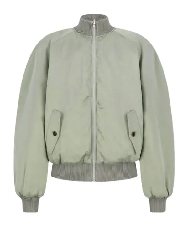 AMOMENTO Long-sleeved Cropped Jacket