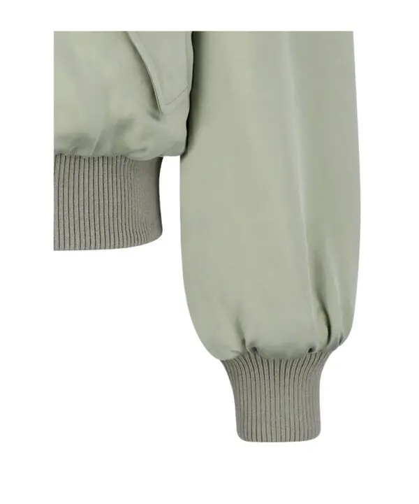 AMOMENTO Long-sleeved Cropped Jacket
