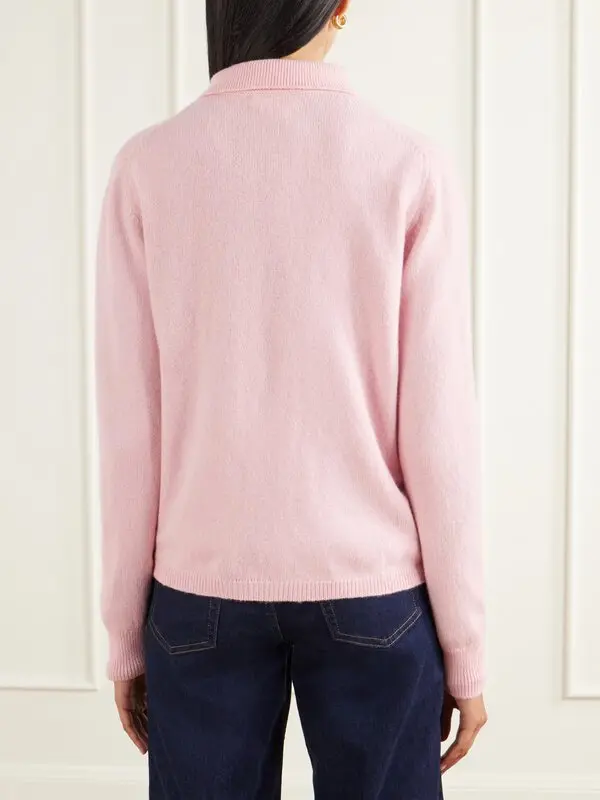 Daughter Wool Polo Cardigan