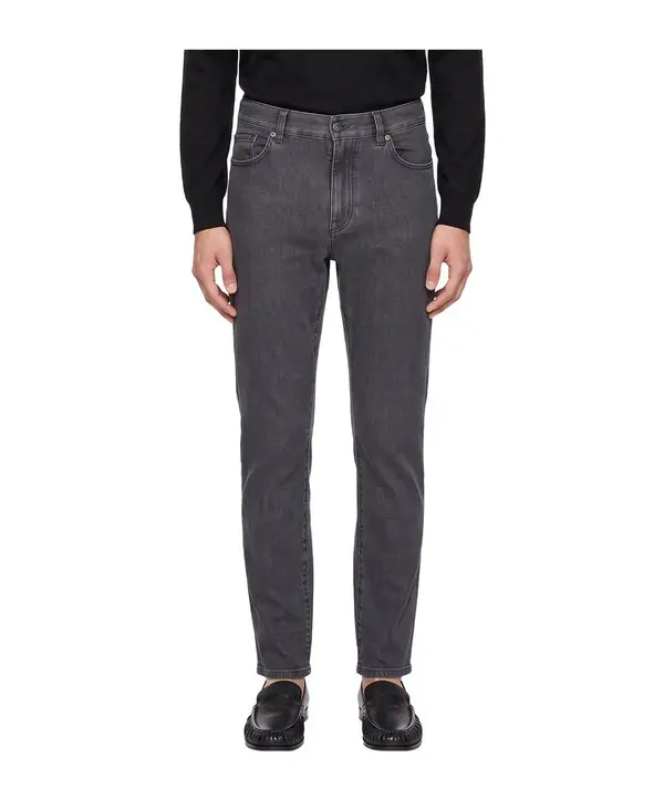 Zegna Logo-patch Straight-leg Jeans