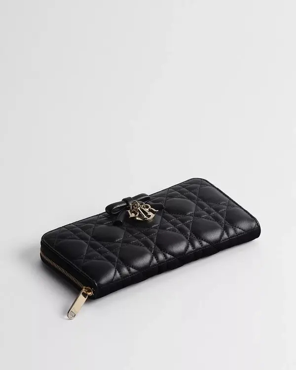 Dior Lady Voyageur Slim Wallet