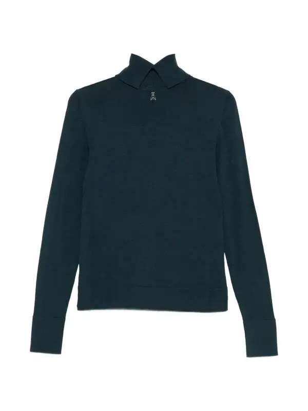 Patrizia Pepe Fine Gauge Turtleneck Knit Top