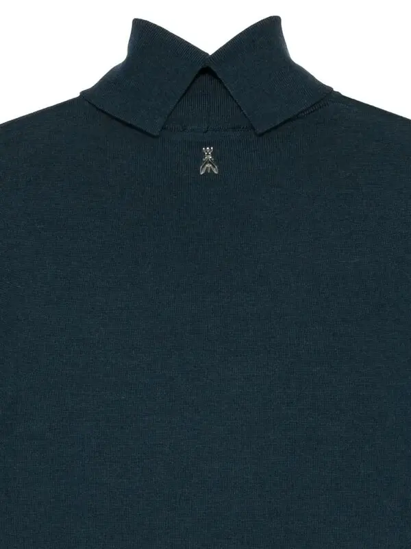 Patrizia Pepe Fine Gauge Turtleneck Knit Top