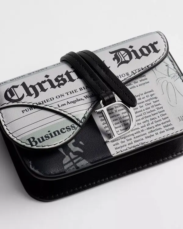 Dior Saddle Bloom Card Holder