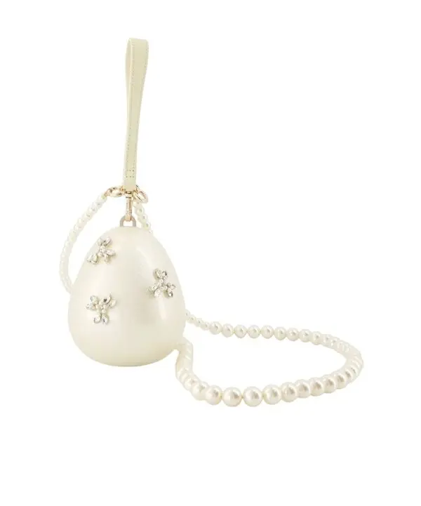 Simone Rocha Crystal-embellished Faux-pearl Mini Bag