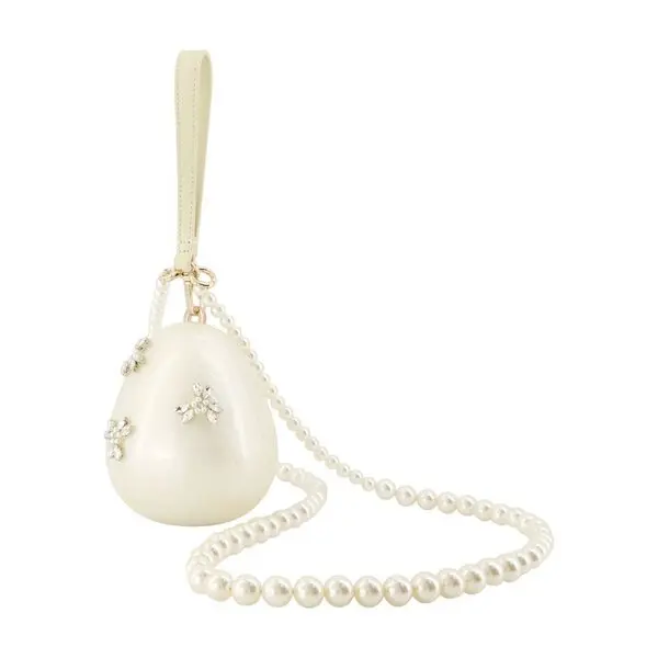 Simone Rocha Crystal-embellished Faux-pearl Mini Bag