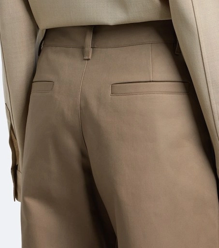LEMAIRE Cotton Twill Wide-leg Pants