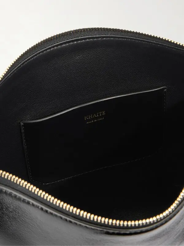 Khaite Textured-leather Shoulder Bag