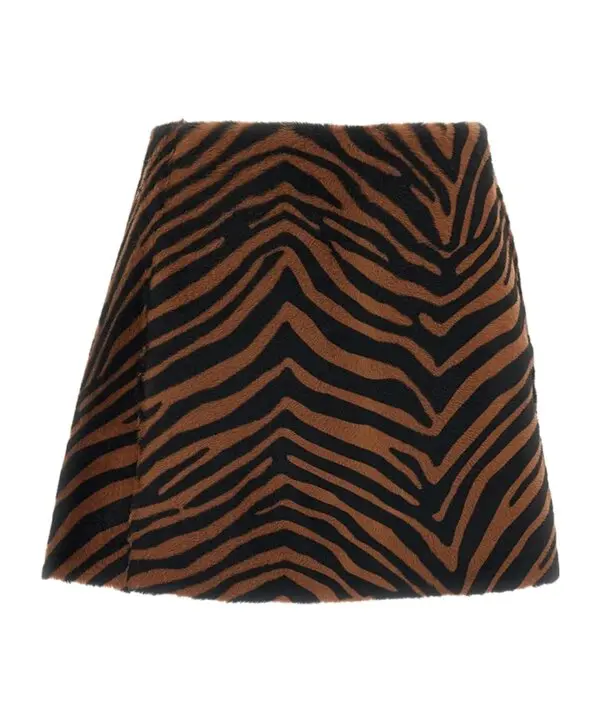 P.a.r.o.s.h Animalier Mini Skirt