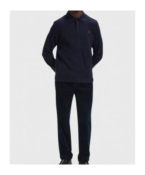 Ralph Lauren Polo Long-sleeved Knitted Polo Shirt