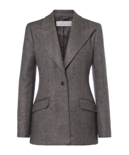 Gabriela Hearst Cashmere And Wool Blazer - Black