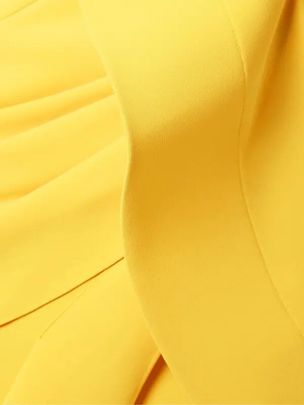 Maticevski One-shoulder Draped Crepe Gown