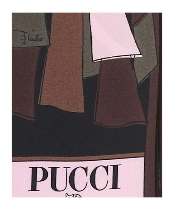 Emilio Pucci Mixed Print Bandeau