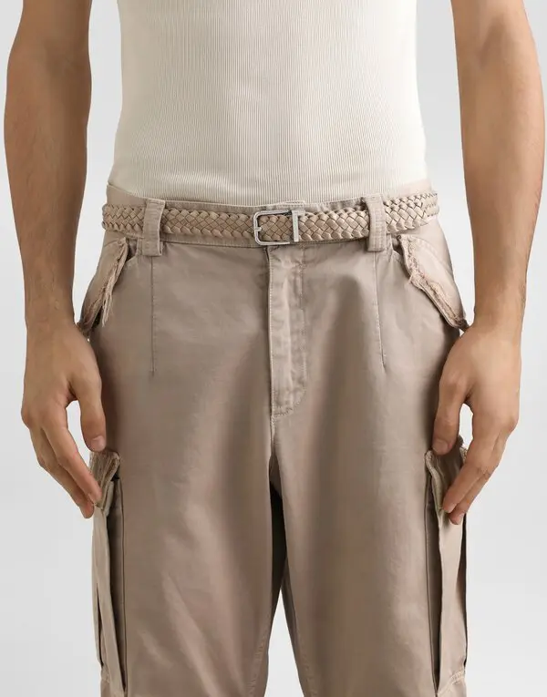 Dolce & Gabbana Woven Leather Belt