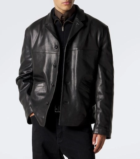 LEMAIRE Simple Leather Jacket