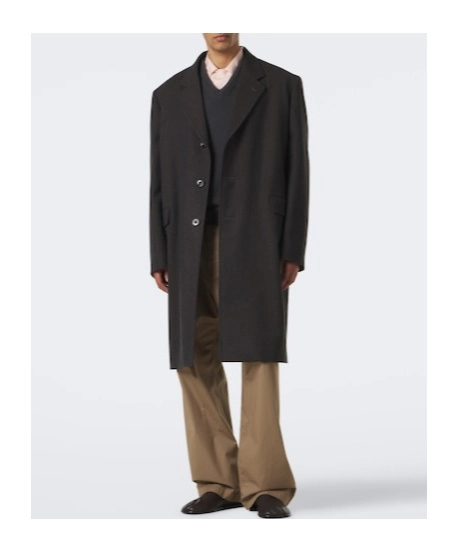 LEMAIRE Chesterfield Wool And Cotton Overcoat