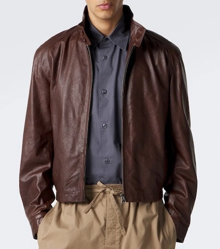 LEMAIRE Harrington Leather Jacket