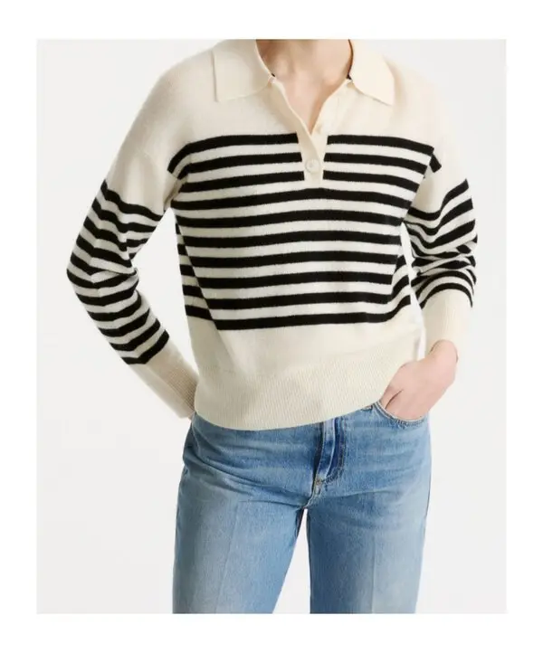 Marella Cashmere And Wool Polo Jumper