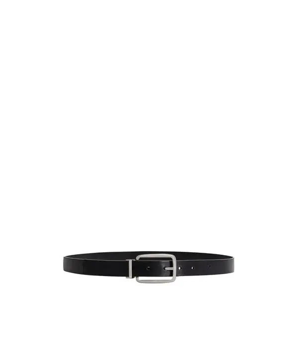 Dolce & Gabbana Leather Rectangle-buckle Belt