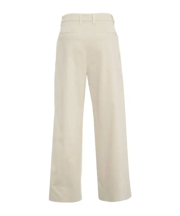 DONDUP Pleated Wide-leg Casual Trousers