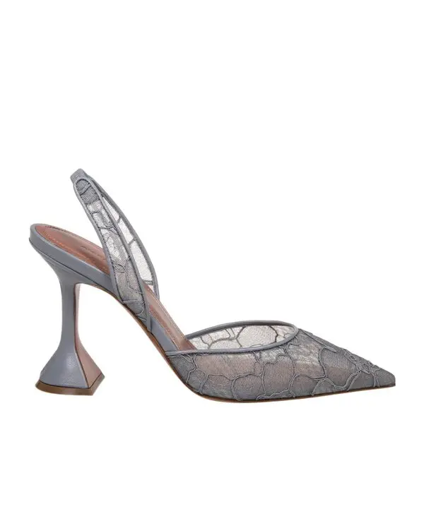 Amina Muaddi Pointed-toe High-heeled Sandals