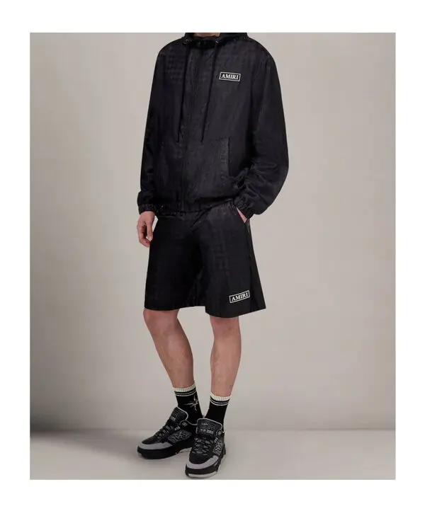 Amiri Ma Quad Logo Jacquard Shorts - Black