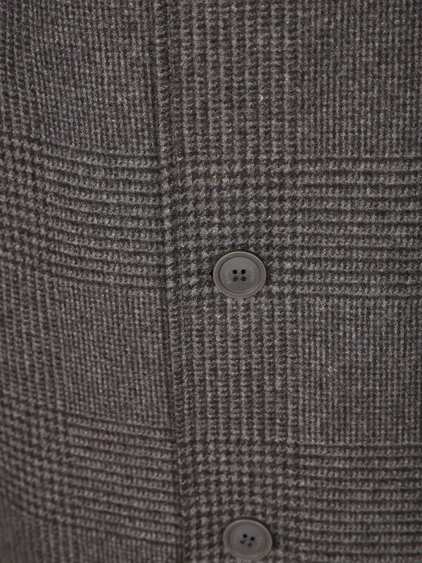 Herno Check-pattern Padded-bib Coat