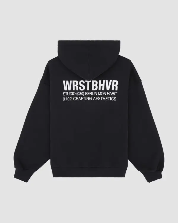 WRSTBHVR Logo-print Hoodie