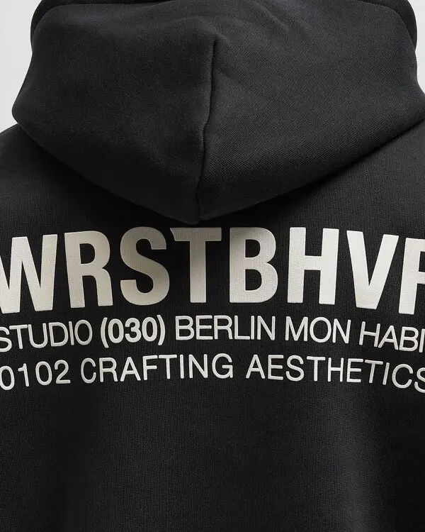WRSTBHVR Logo-print Hoodie