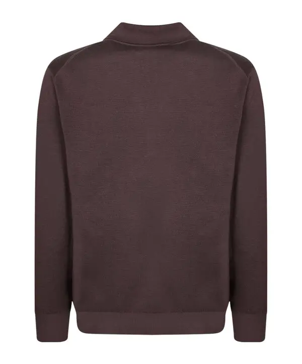 Canali Half-zip Polo-collar Sweater