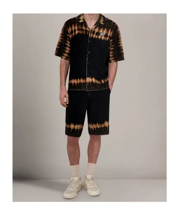 Amiri Ma-patch Tie-dye Knit Shorts
