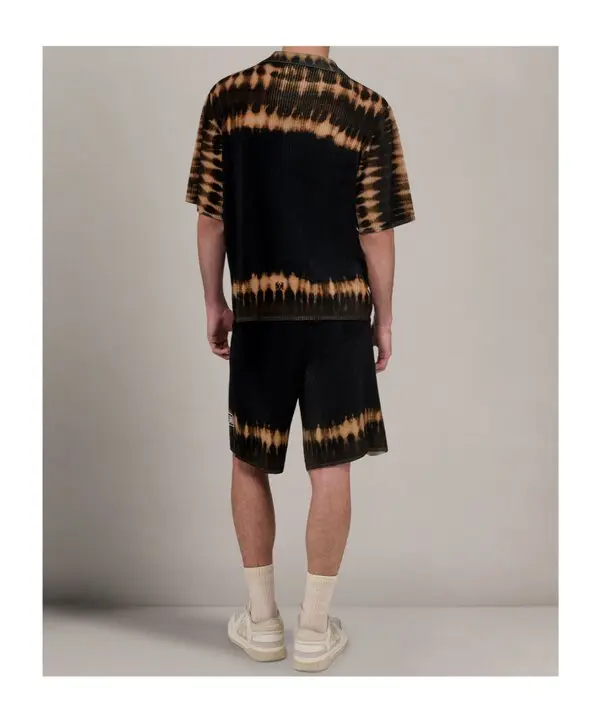 Amiri Ma-patch Tie-dye Knit Shorts