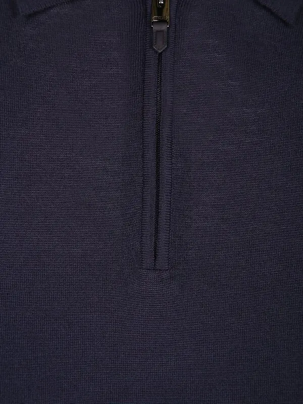 Canali Quarter-zip Polo-collar Sweater