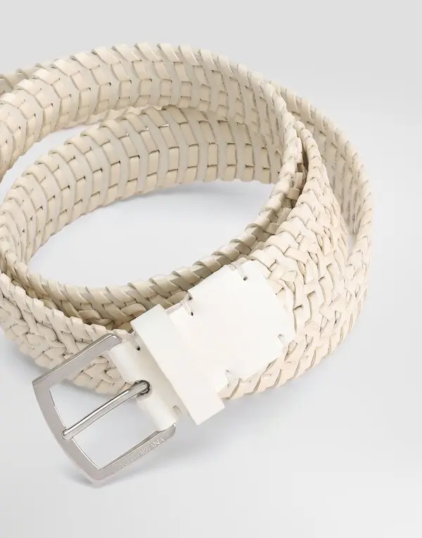 Dolce & Gabbana Woven Leather Belt