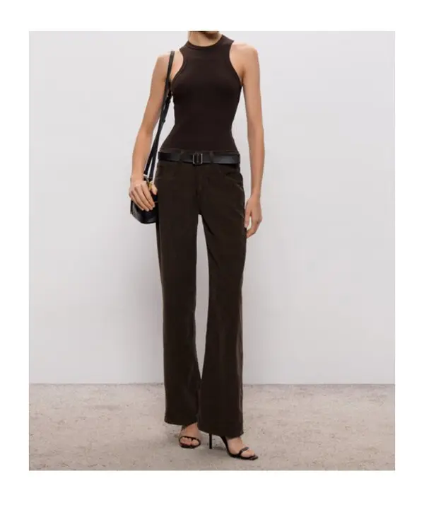 DONDUP Fine-ribbed Stretch Tank Top